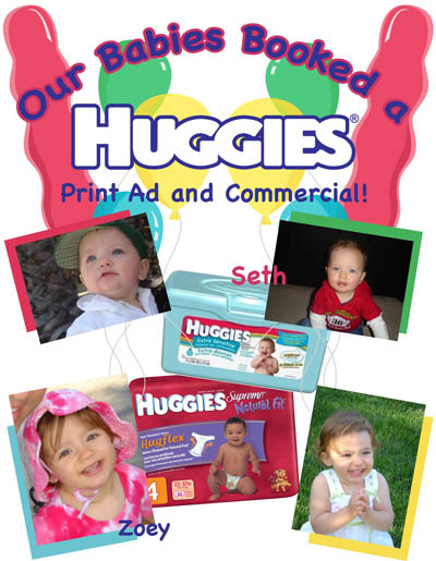 BABY MODELING: Our Lil stars are HUGGIES BABIES!